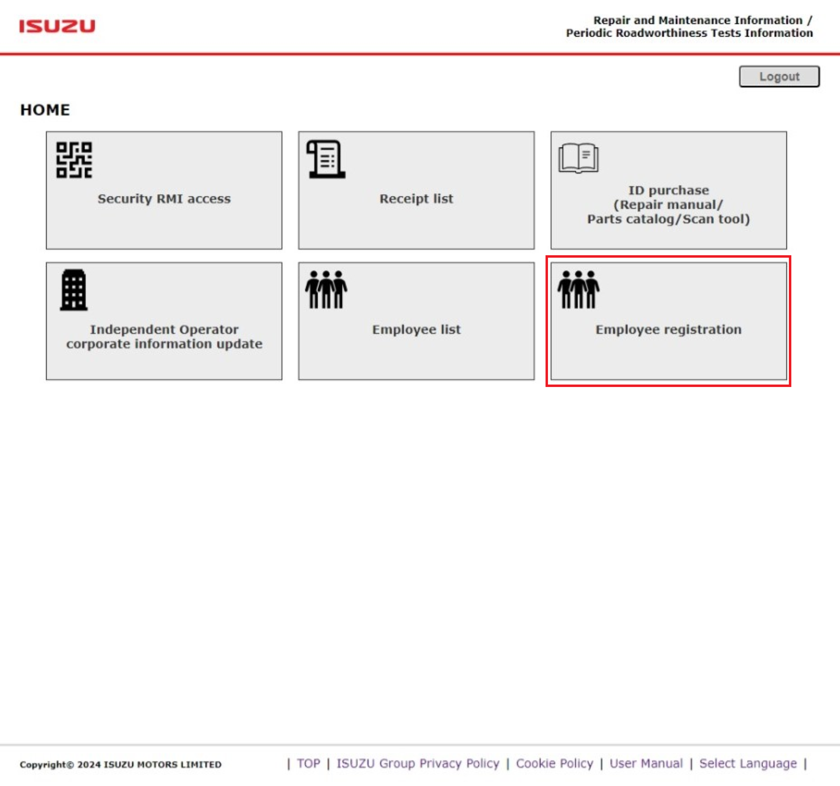 ISUZU Repair and Maintenance Information