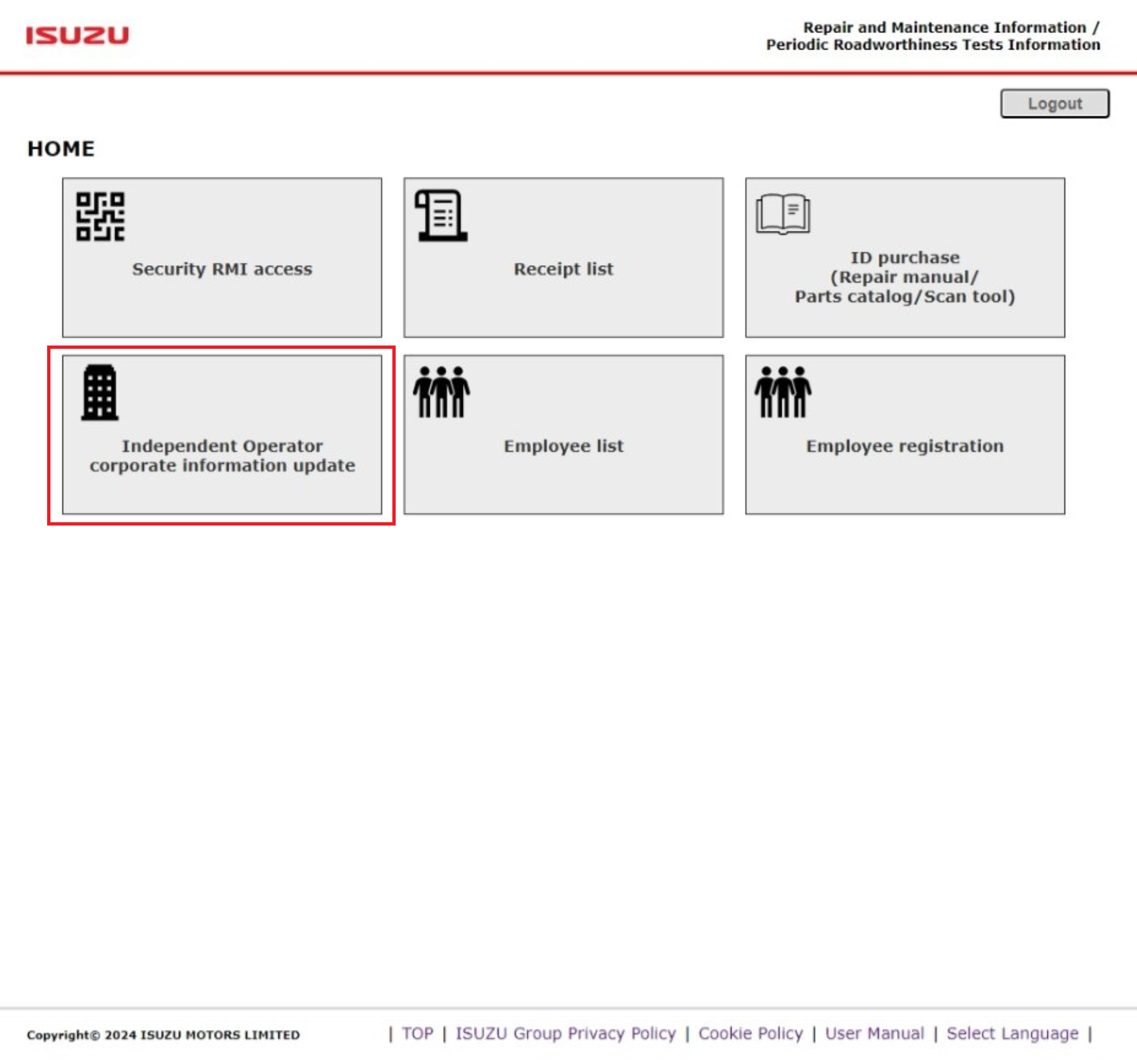 ISUZU Repair and Maintenance Information
