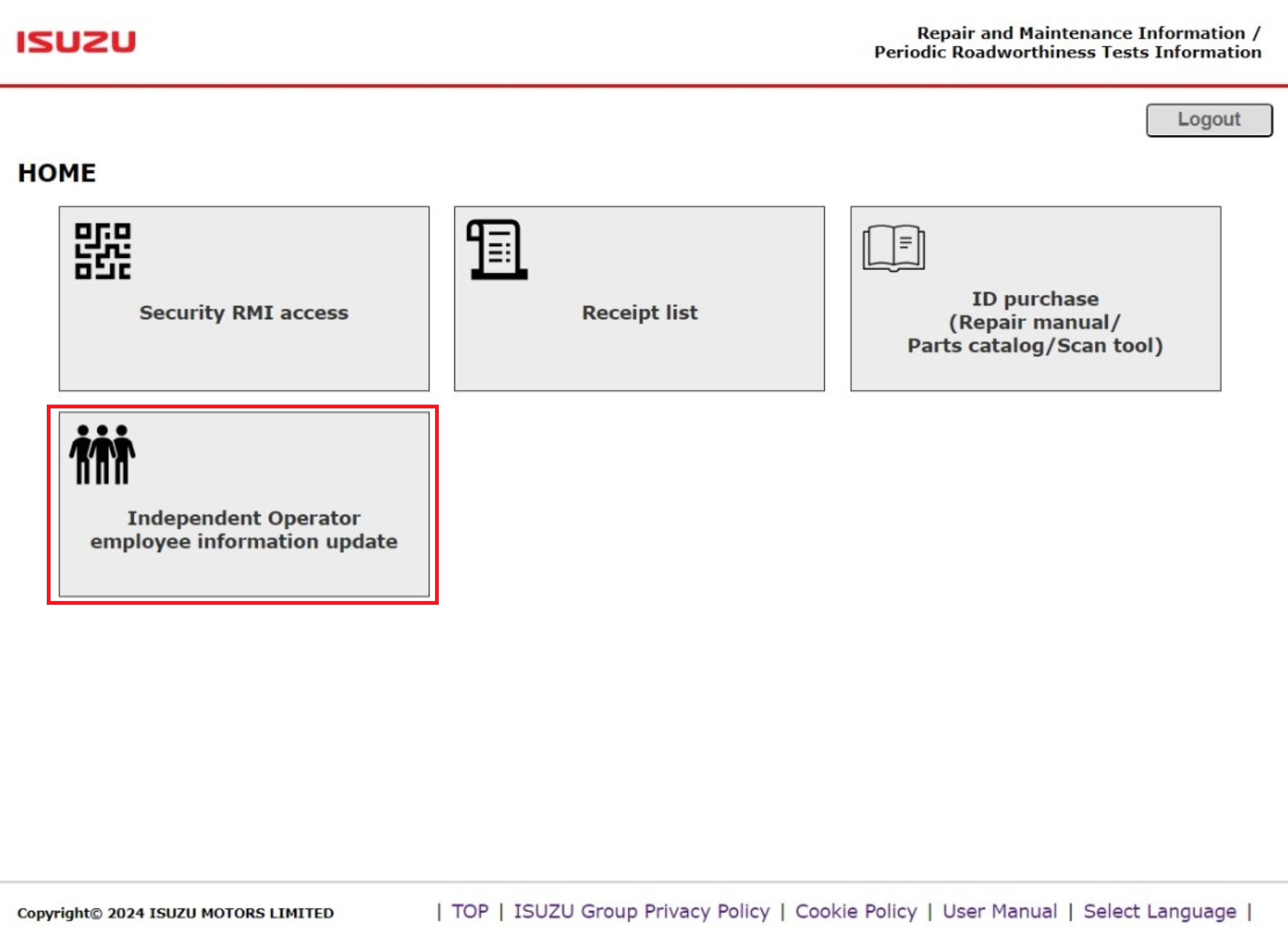 ISUZU Repair and Maintenance Information