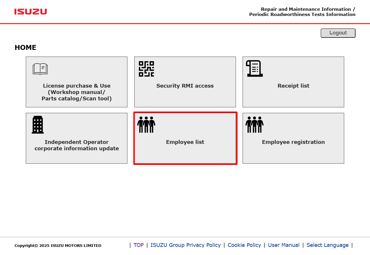 ISUZU Repair and Maintenance Information
