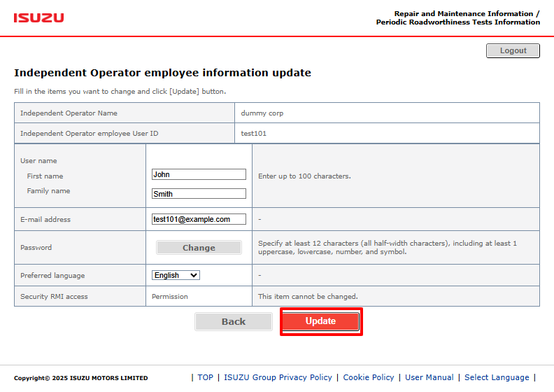 ISUZU Repair and Maintenance Information