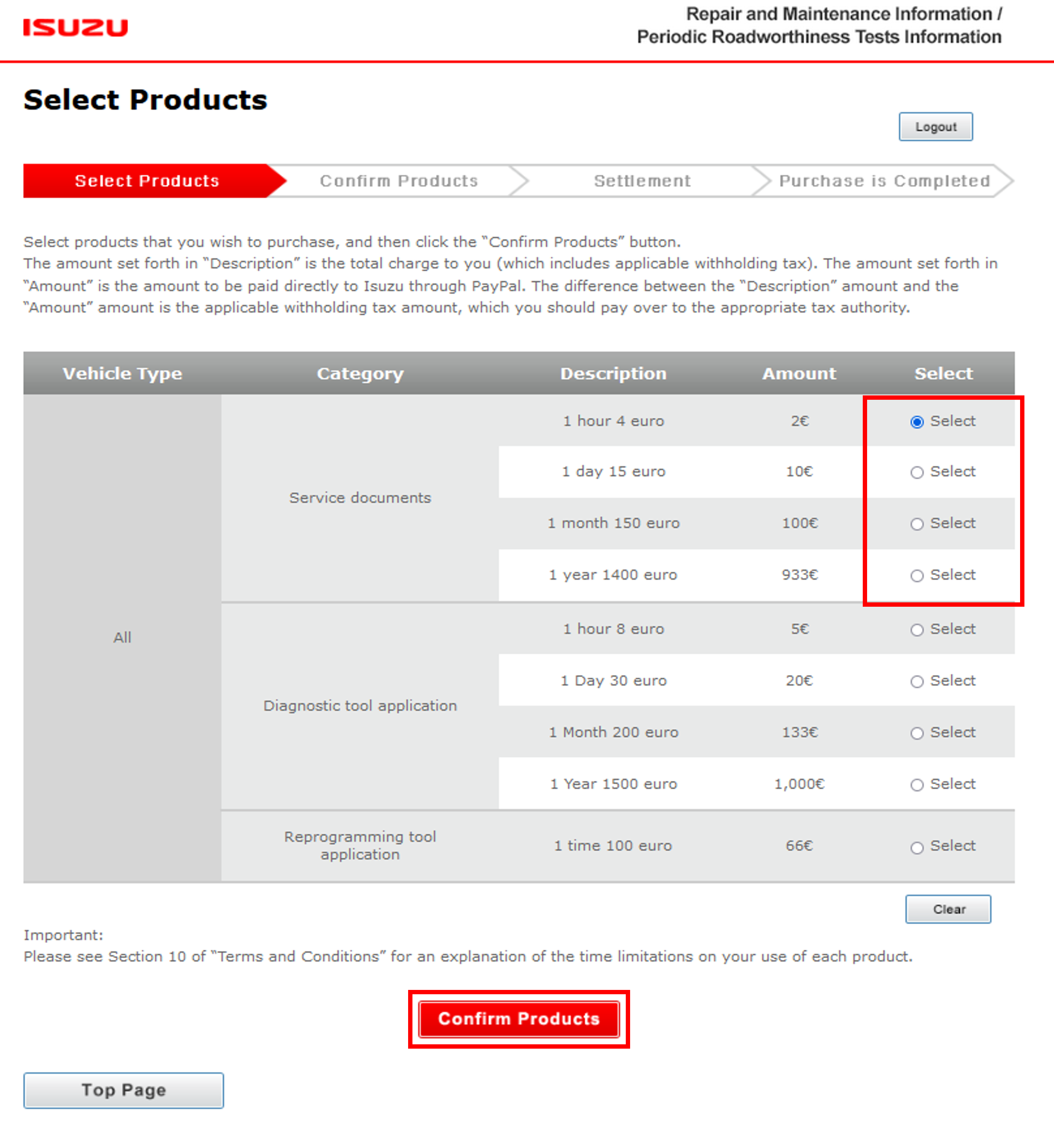 ISUZU Repair and Maintenance Information