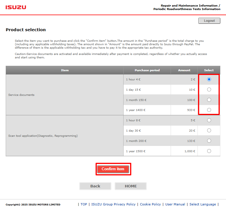 ISUZU Repair and Maintenance Information