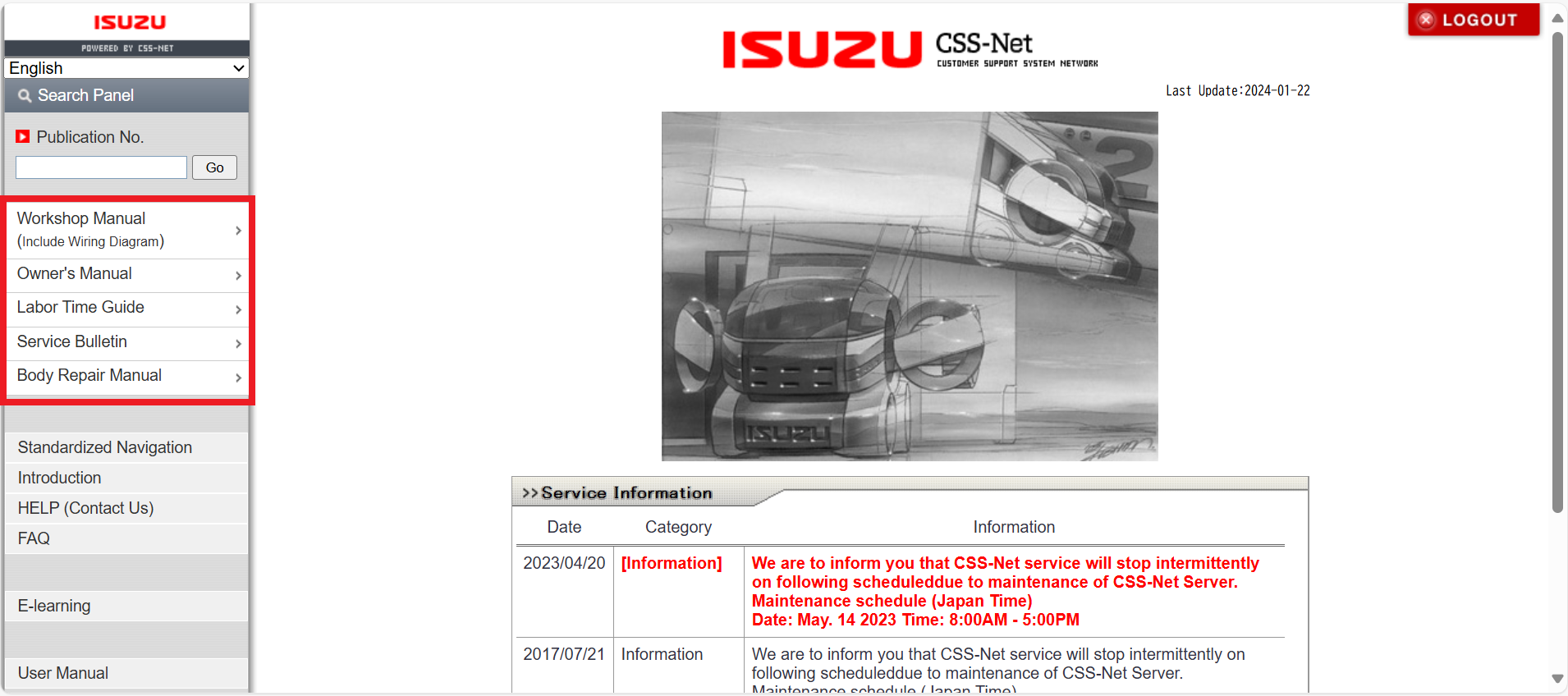 ISUZU Repair and Maintenance Information