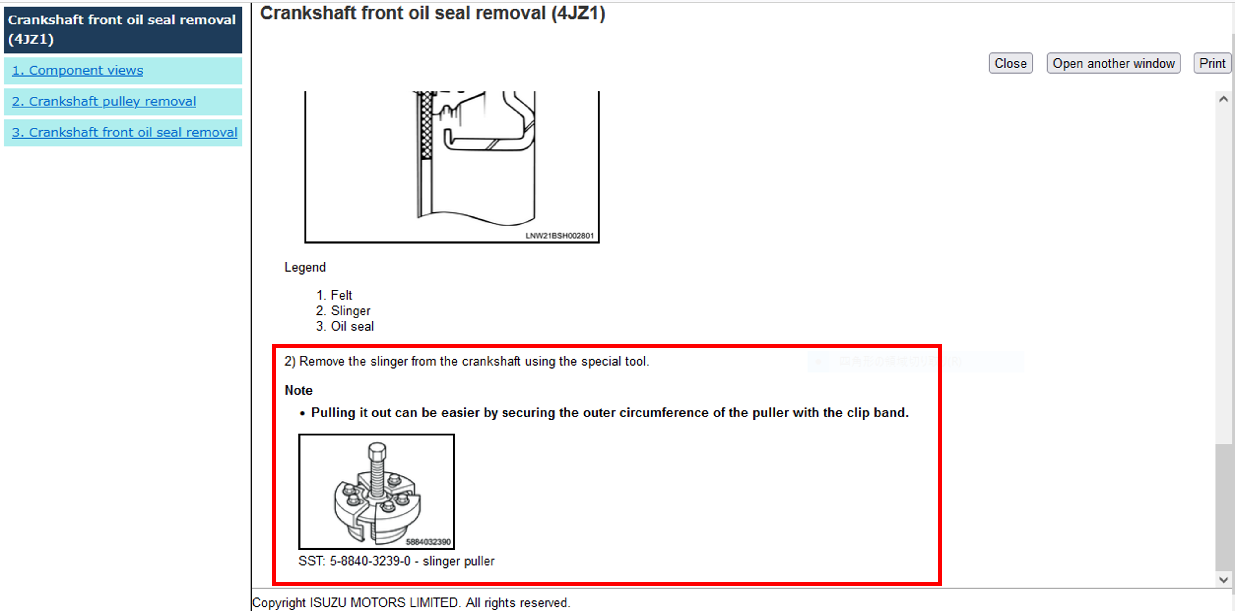 ISUZU Repair and Maintenance Information