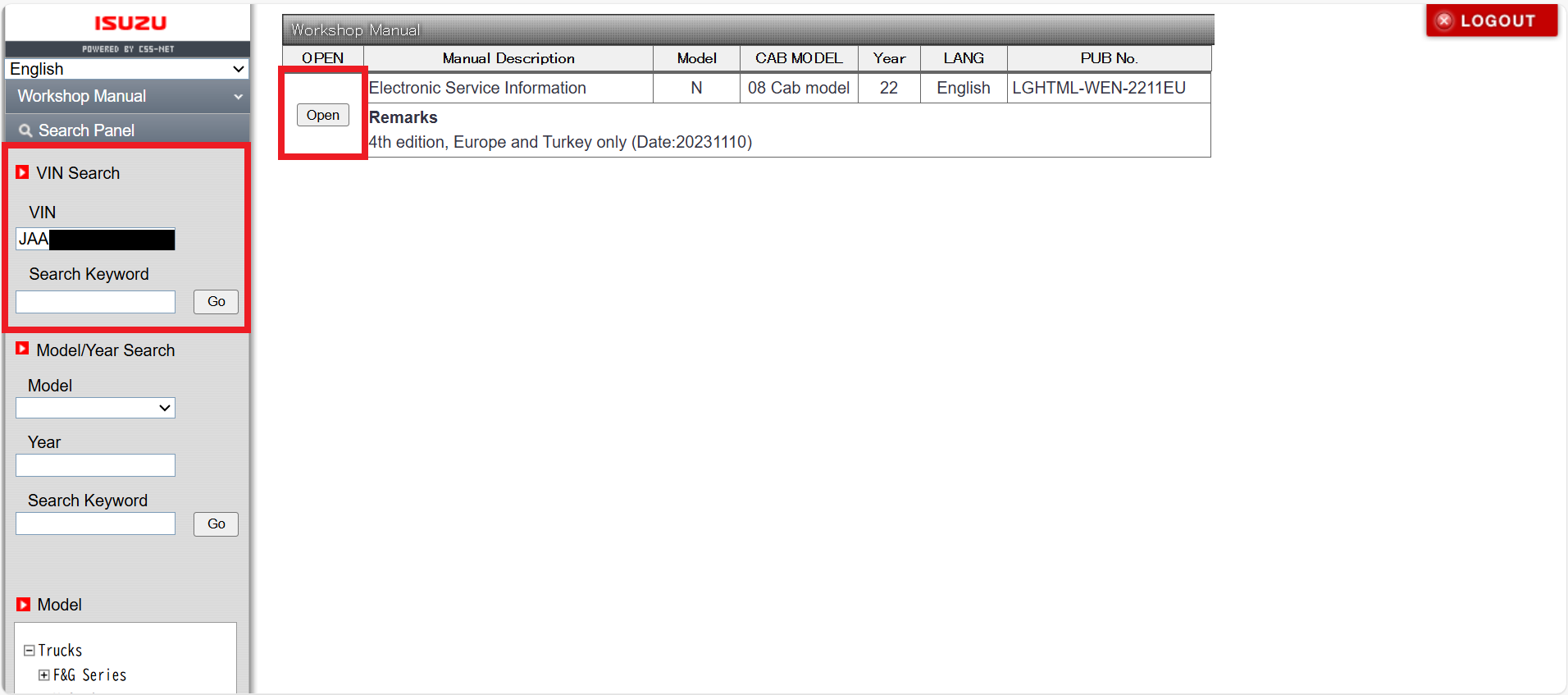 ISUZU Repair and Maintenance Information
